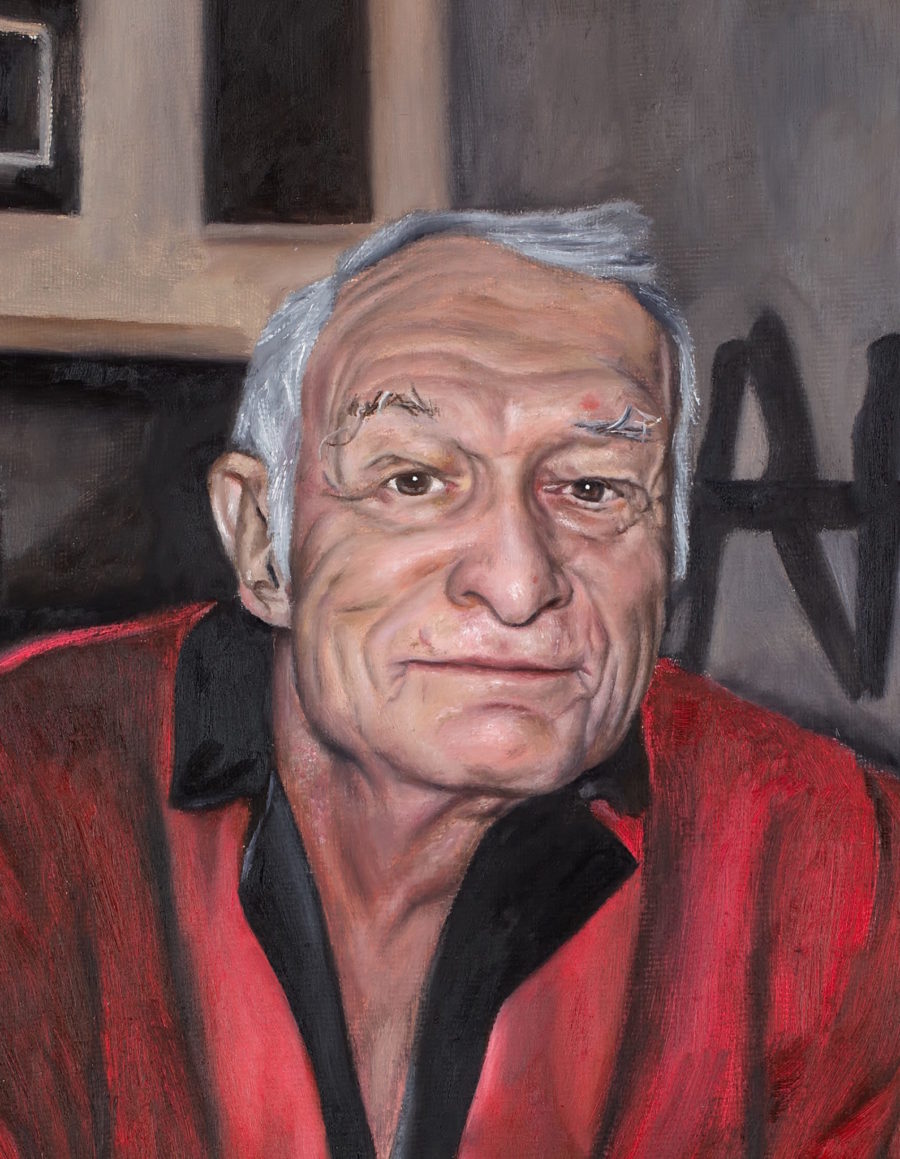 Portraits by Montreal Portrait Painter Maria Petroff — Hugh Hefner